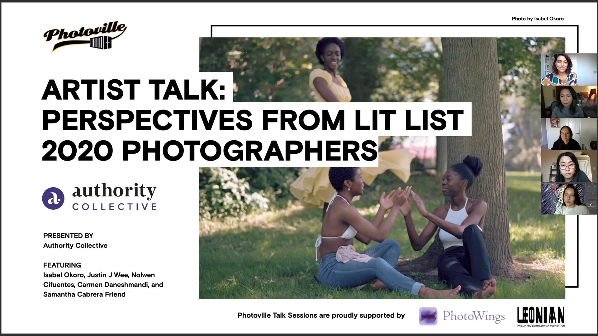 Artist Talk: Perspectives from Lit List 2020 Photographers - The VII ...